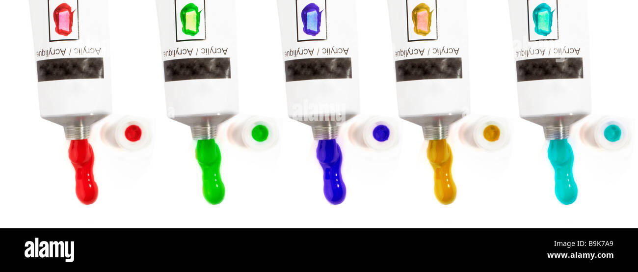 tubes of paint Stock Photo - Alamy