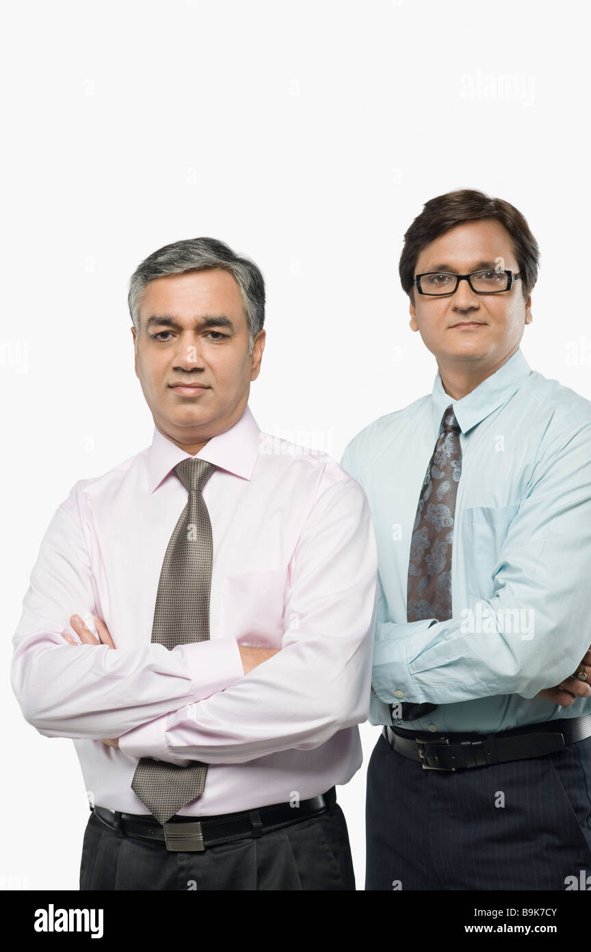 Portrait of two businessmen Stock Photo - Alamy