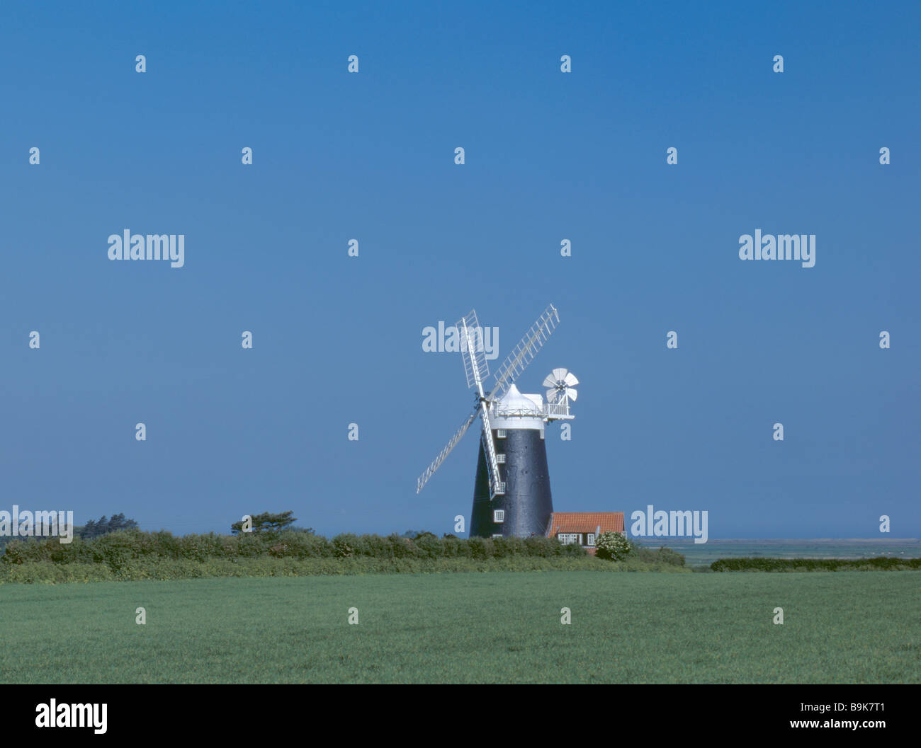 Windmill, Burnham Overy, Staithe, Norfolk, England, UK Stock Photo - Alamy
