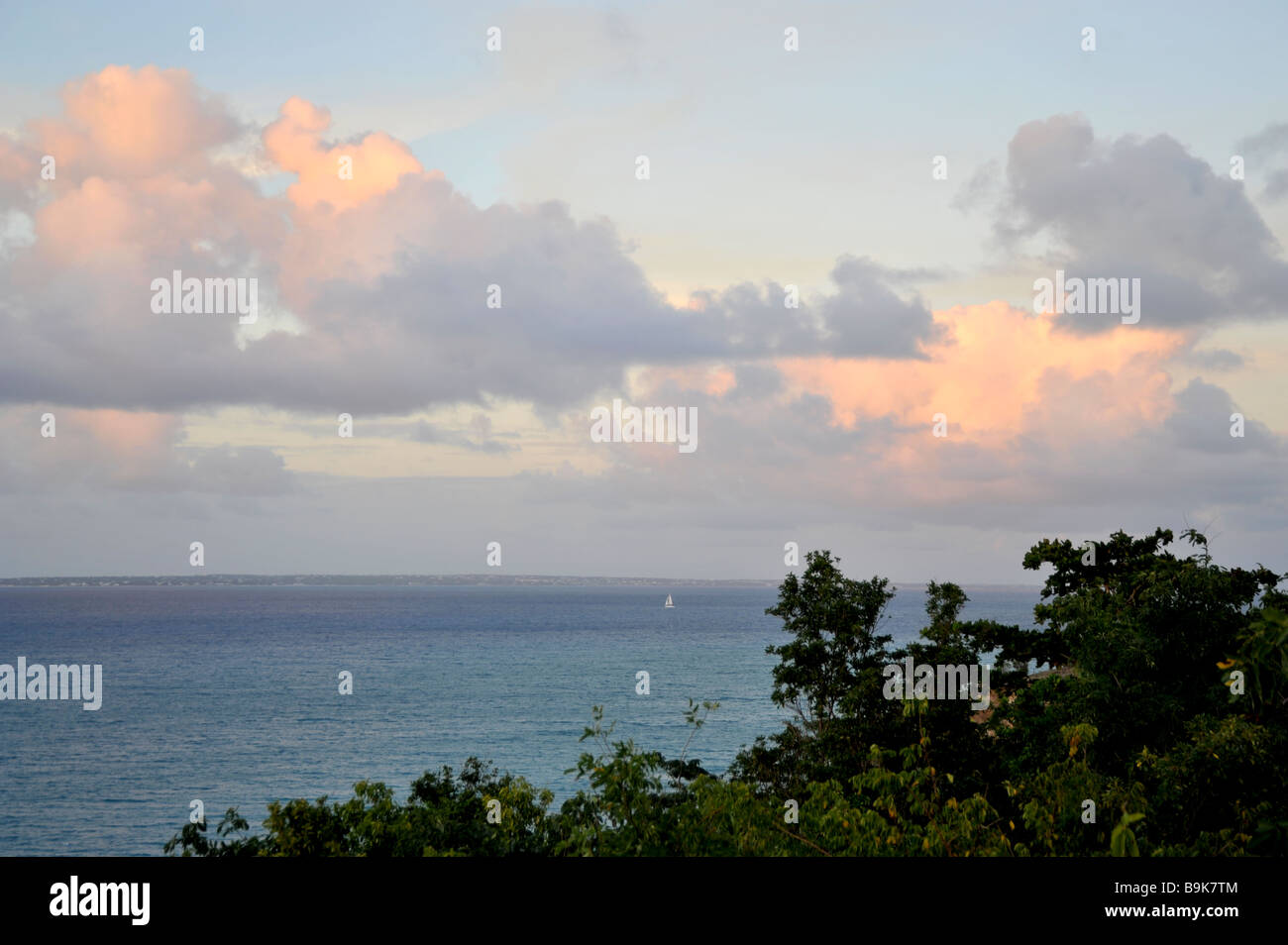 Caribbean st martin aerial view hi-res stock photography and images - Alamy