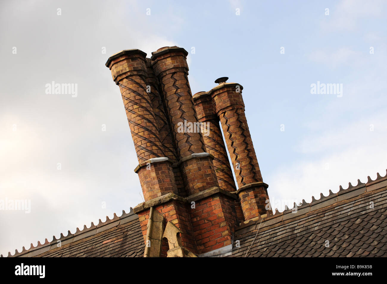 Chimney brick decorative stack hi-res stock photography and images - Alamy