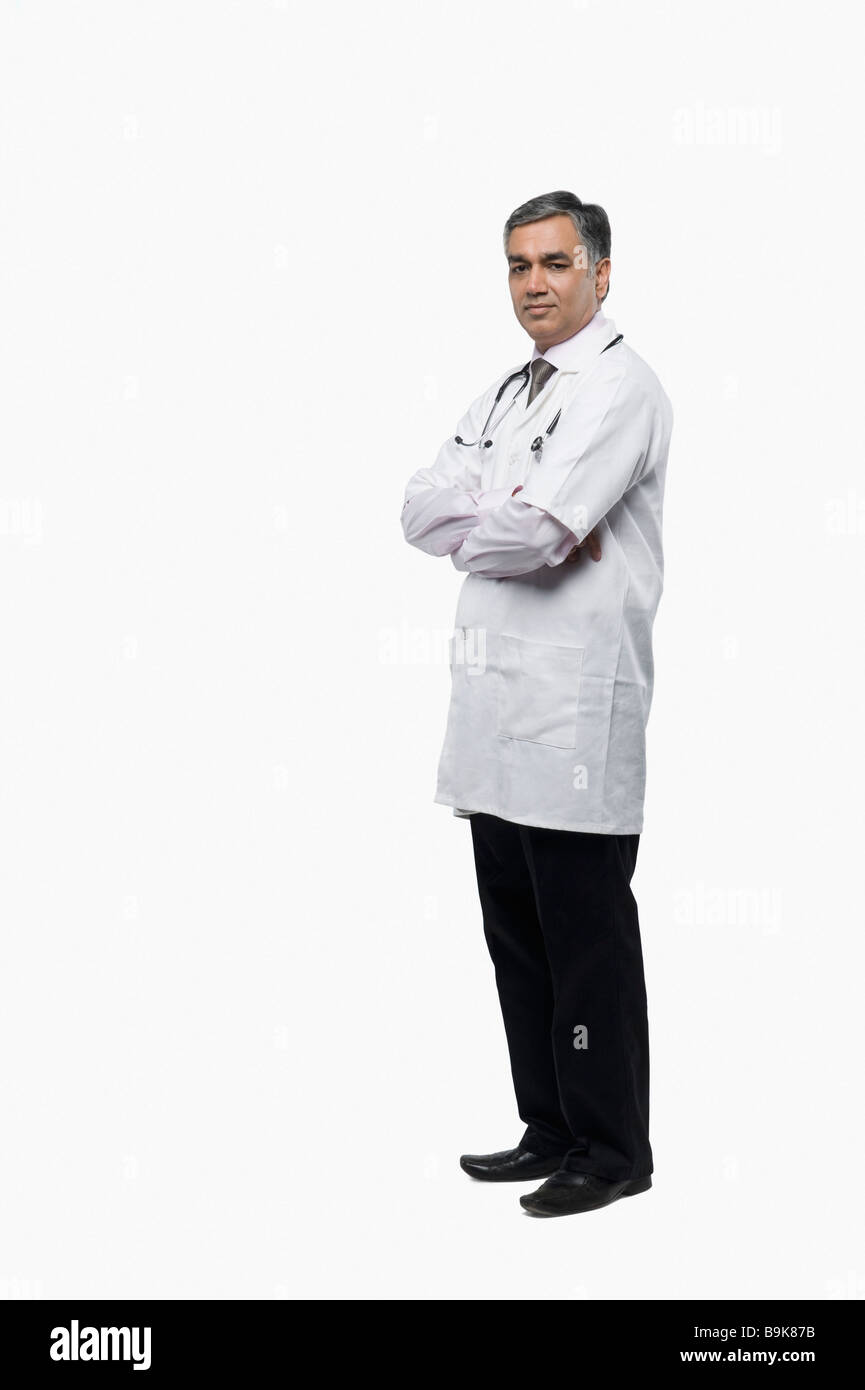 Man 50 with doctor Cut Out Stock Images & Pictures - Alamy