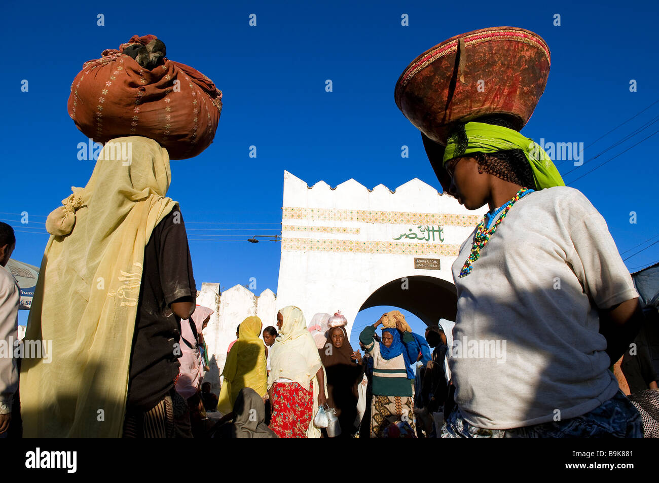 Ethiopia, Harar, town classified as World Heritage by UNESCO, the ...