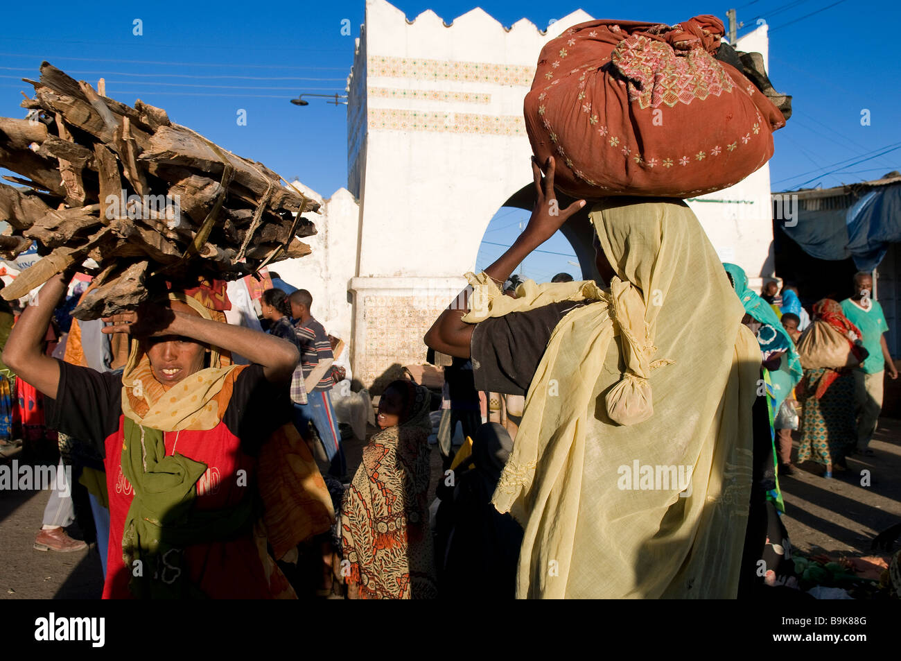Ethiopia, Harar, town classified as World Heritage by UNESCO, the ...