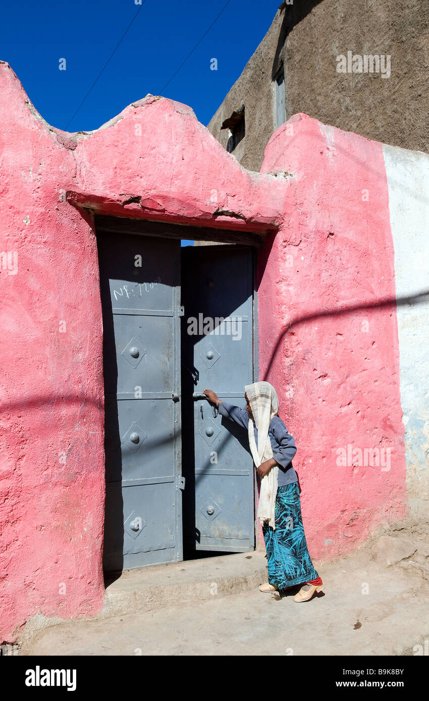 Ethiopia, Harar, town classified as World Heritage by UNESCO, the old ...