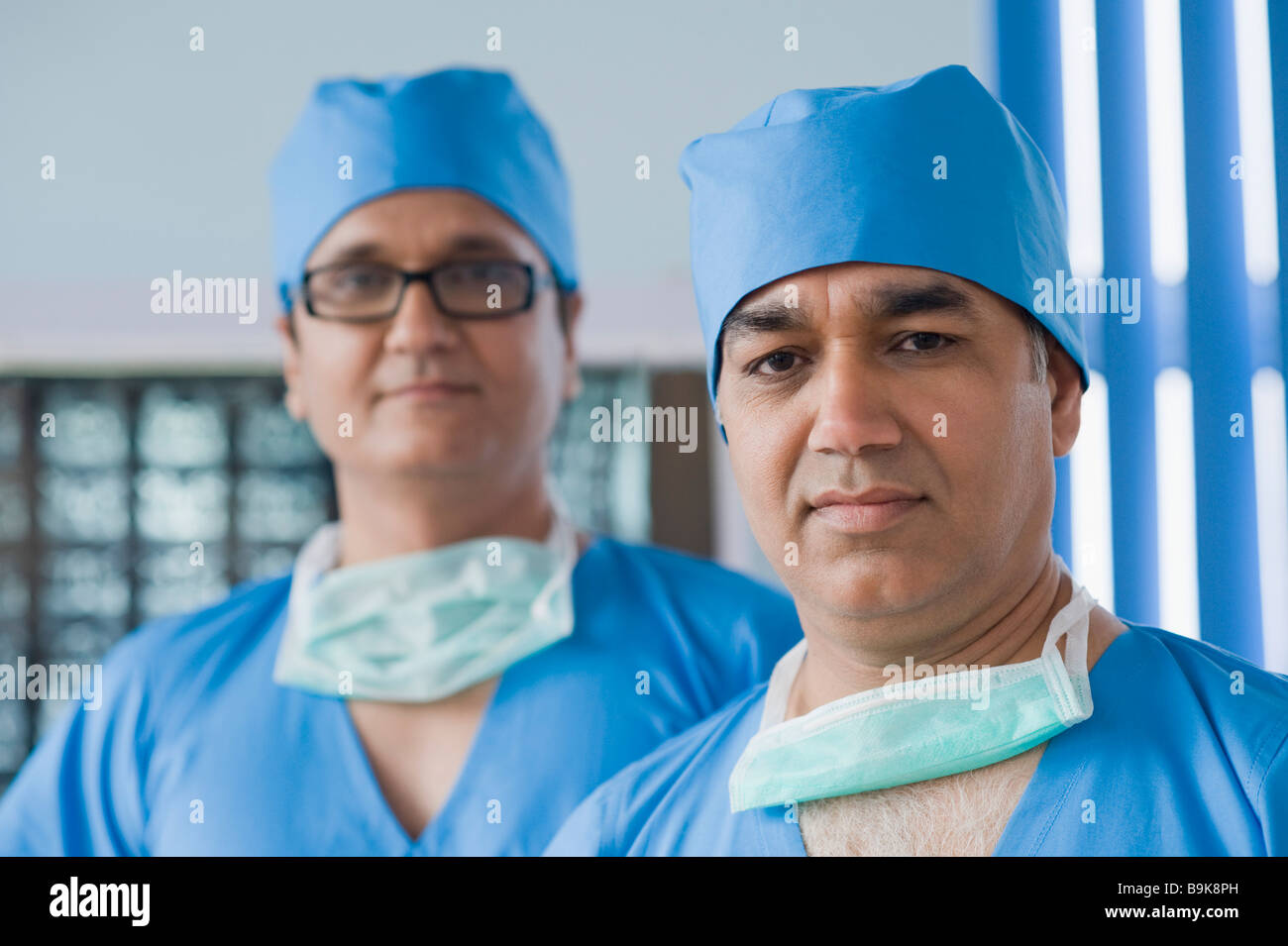 Portrait of two surgeons Stock Photo - Alamy