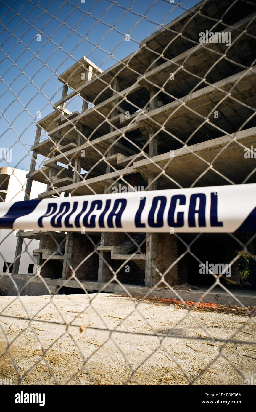 sealed off construction site Stock Photo - Alamy