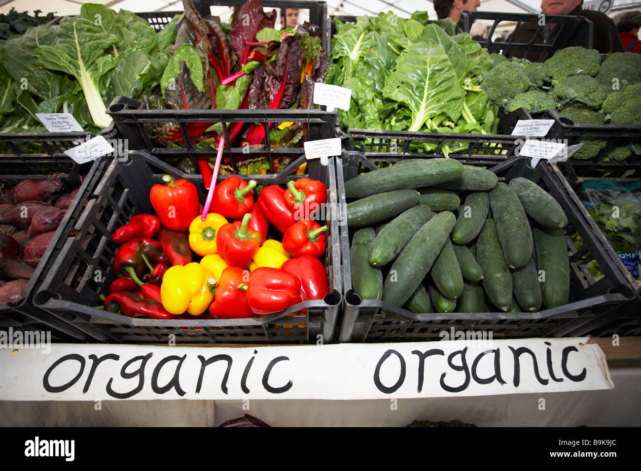 Organic vegetable produce Stock Photo - Alamy