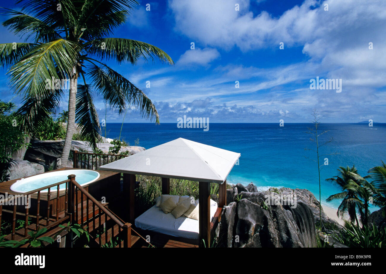 Seychelles, Fregate Island, Fregate Island Private, resort Stock Photo ...