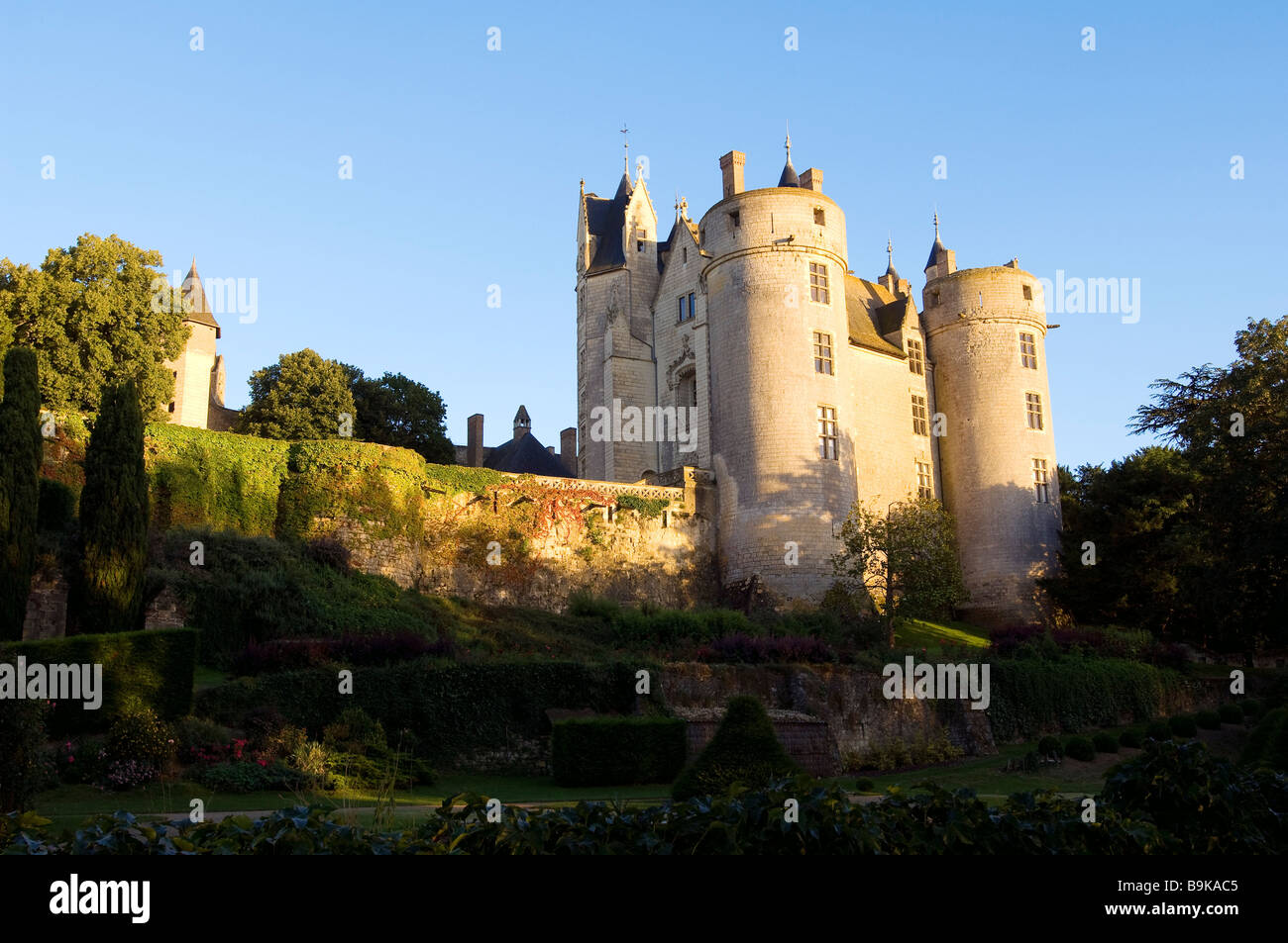 France, Maine et Loire, Chateau de Montreuil Bellay Stock Photo - Alamy