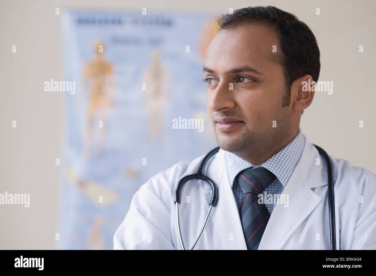 Close-up of a doctor with a stethoscope Stock Photo - Alamy