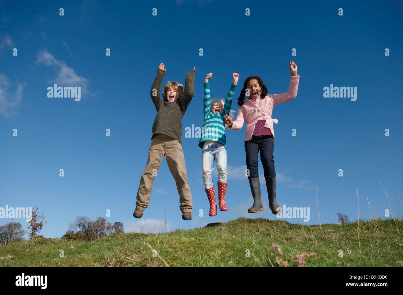 Hill jumping hi-res stock photography and images - Alamy