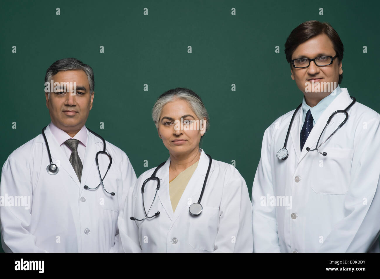 Portrait of three doctors Stock Photo - Alamy