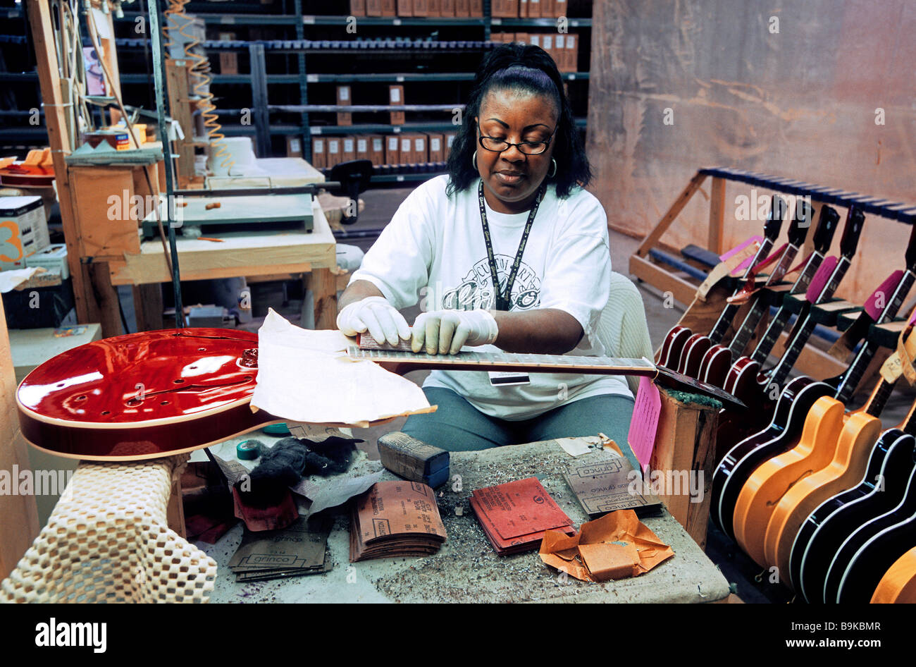 Gibson guitar factory memphis tennessee hi-res stock photography and ...