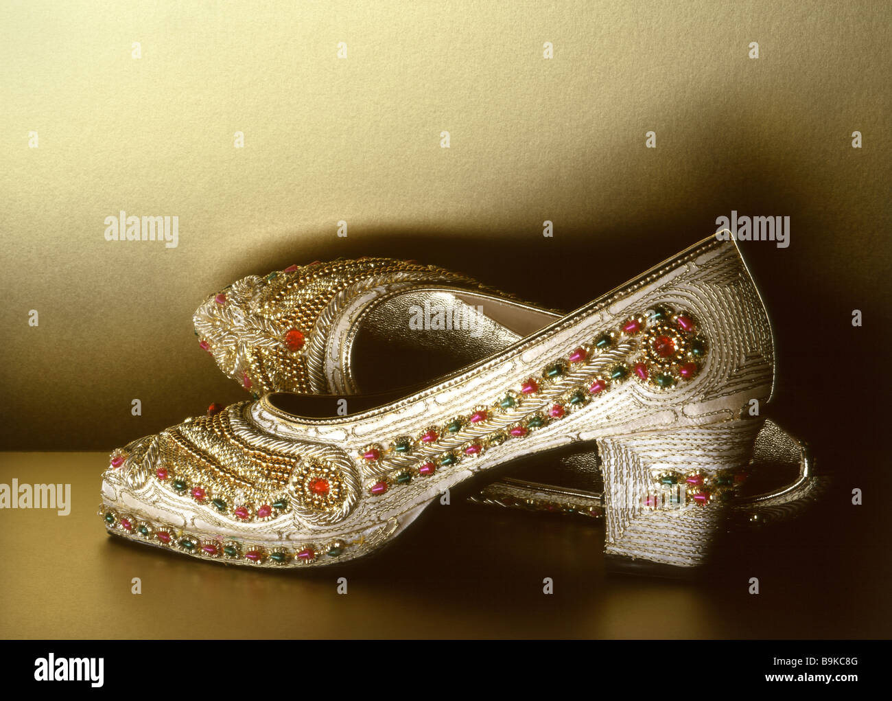 Gold dance shoes hi-res stock photography and images - Alamy