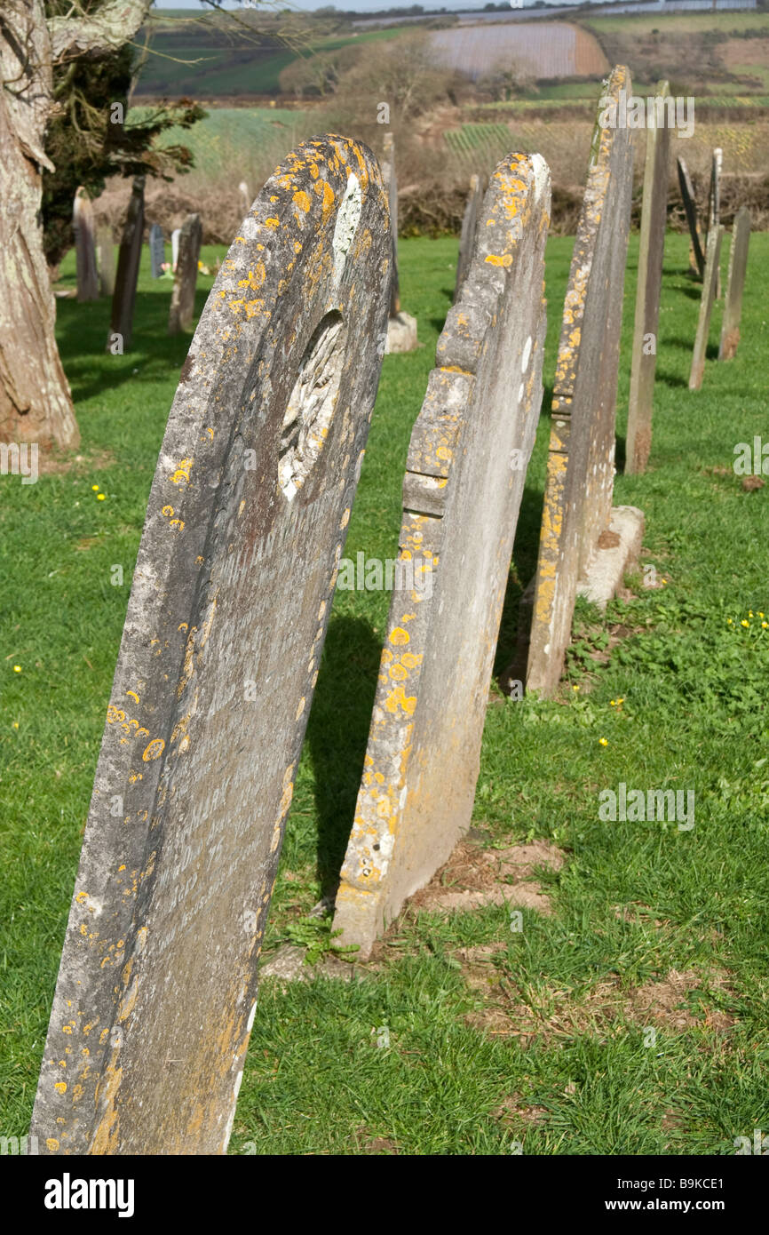 A line of old gravestones Stock Photo - Alamy