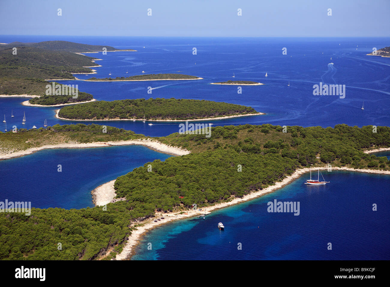 The pakleni islands aerial hi-res stock photography and images - Alamy