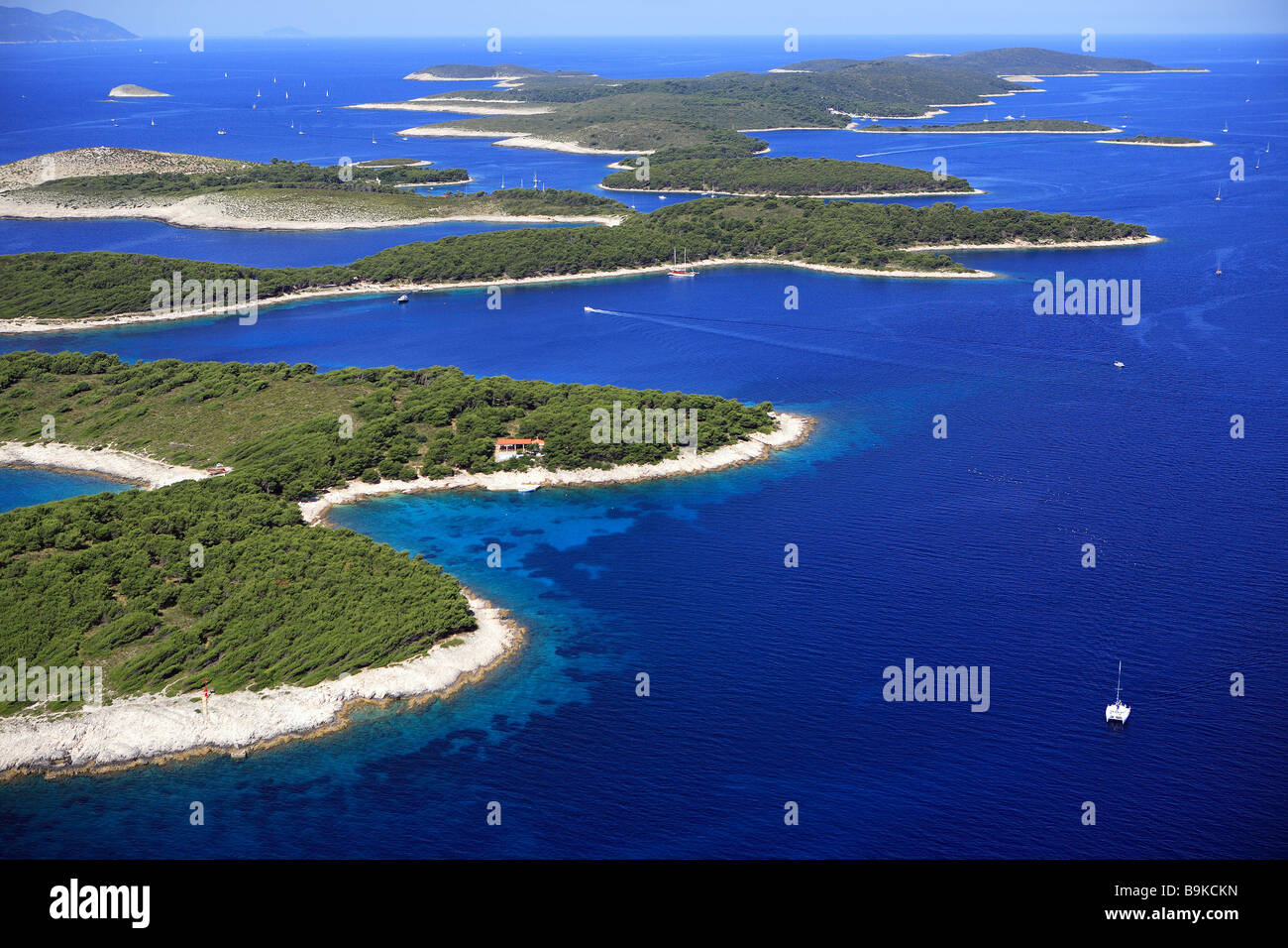 The pakleni islands aerial hi-res stock photography and images - Alamy