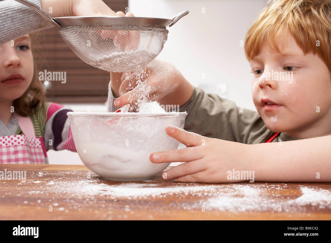 Kids at Home Stock Photo - Alamy
