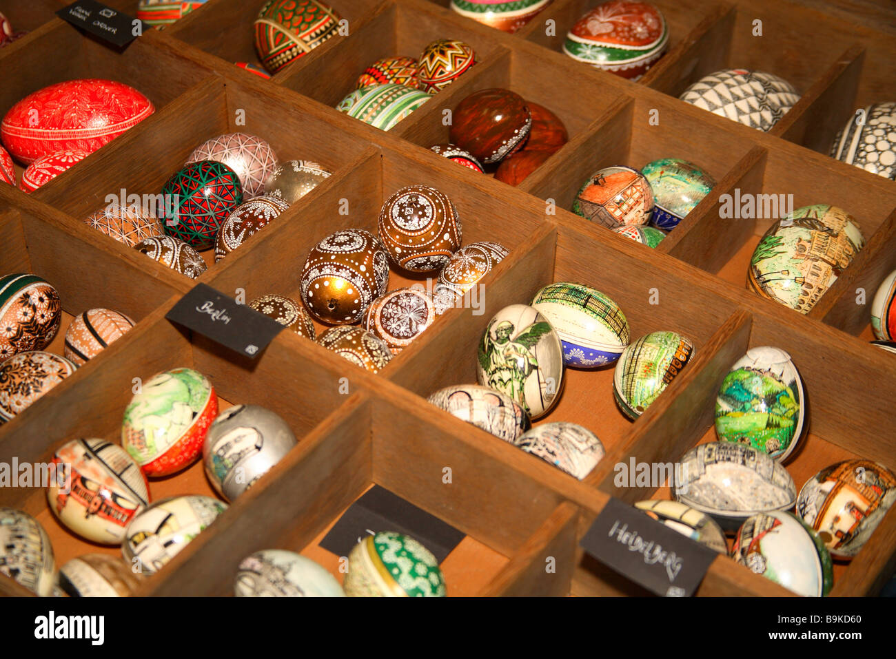 Displays of the long traditional easter holiday traditions at the ...