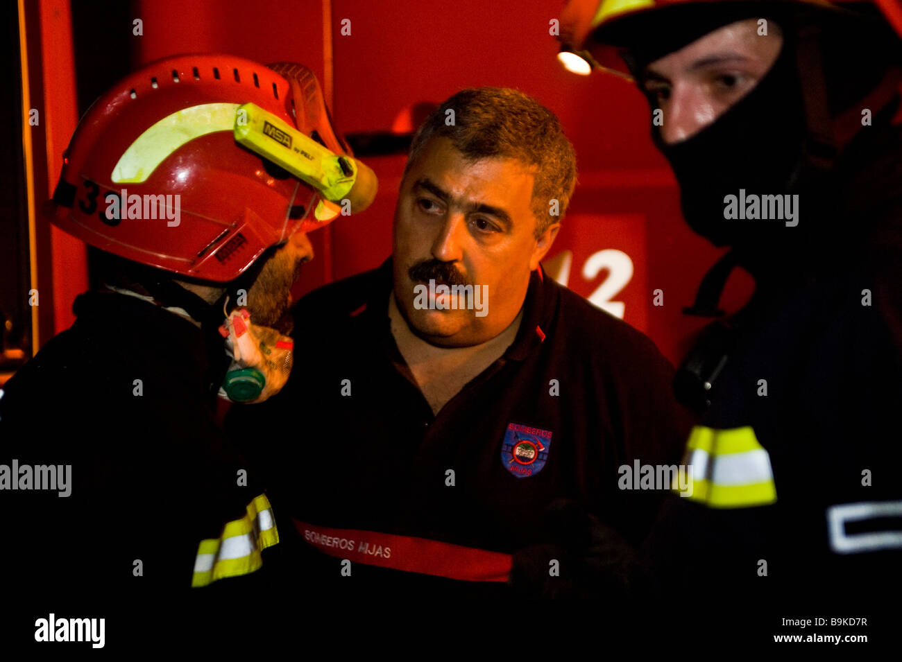 Spanish fire truck hi-res stock photography and images - Alamy