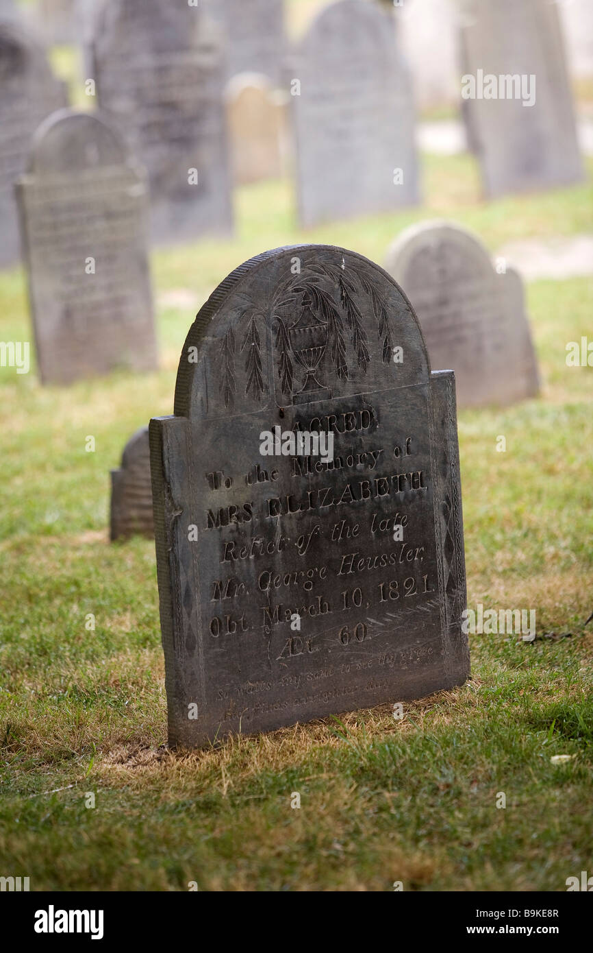 The burying point cemetery salem hi-res stock photography and images - Alamy