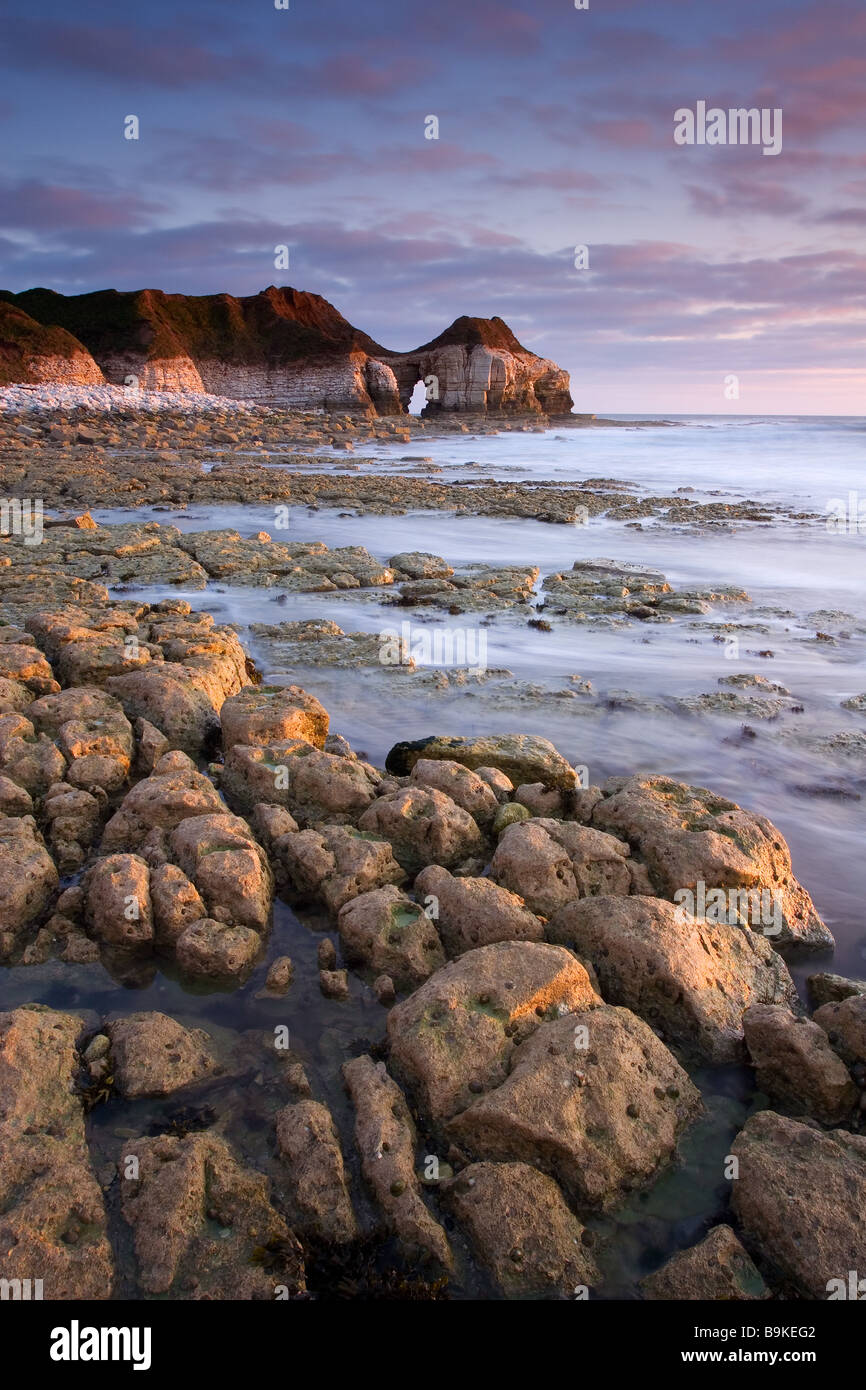 East coast east riding england flamborough coast coastal hi-res stock ...