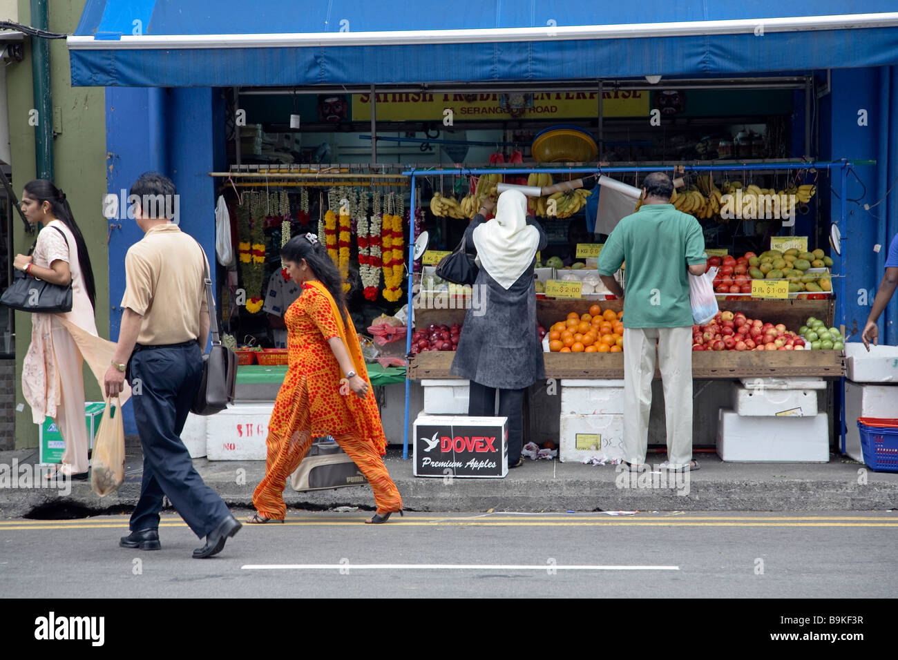 Food stall in little hi-res stock photography and images - Alamy