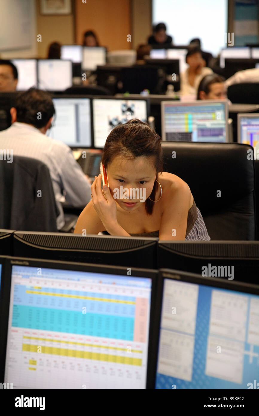 Gas Oil Swaps Brokering at GFI, Singapore Stock Photo - Alamy