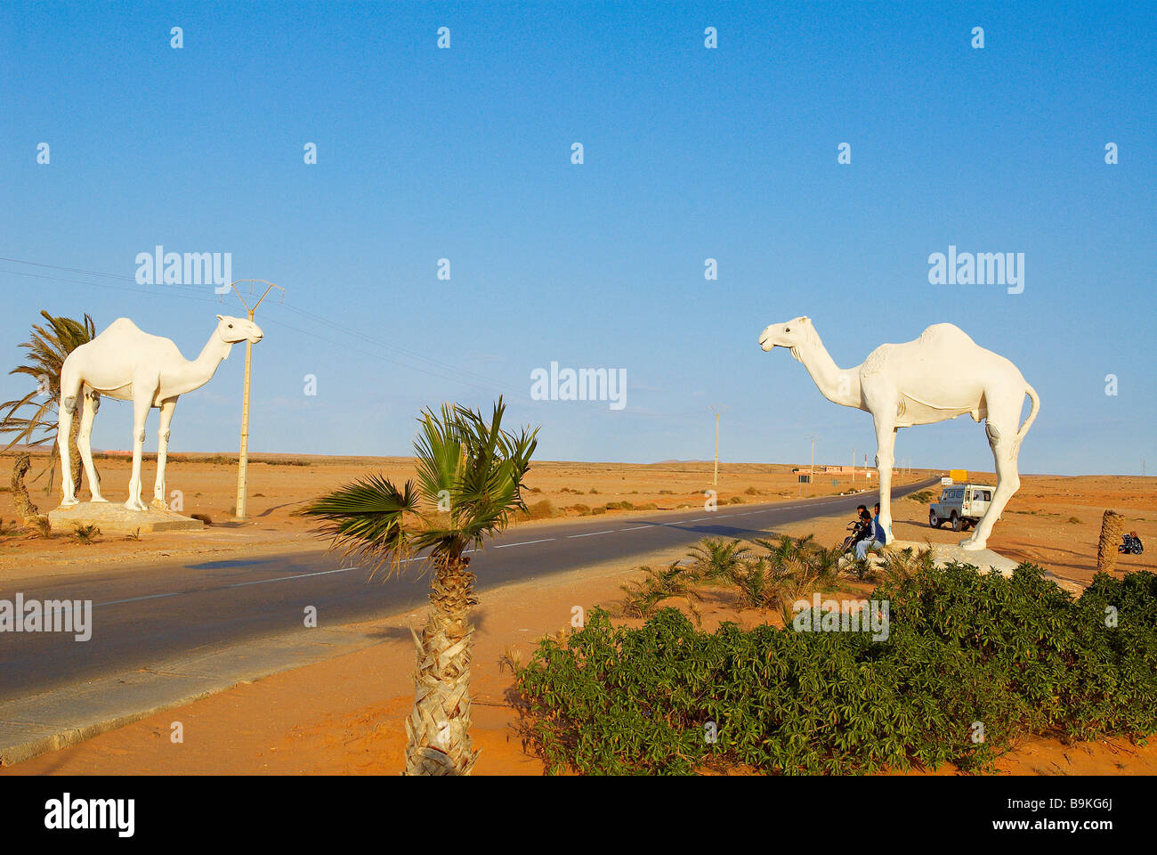 Tan tan morocco road hi-res stock photography and images - Alamy