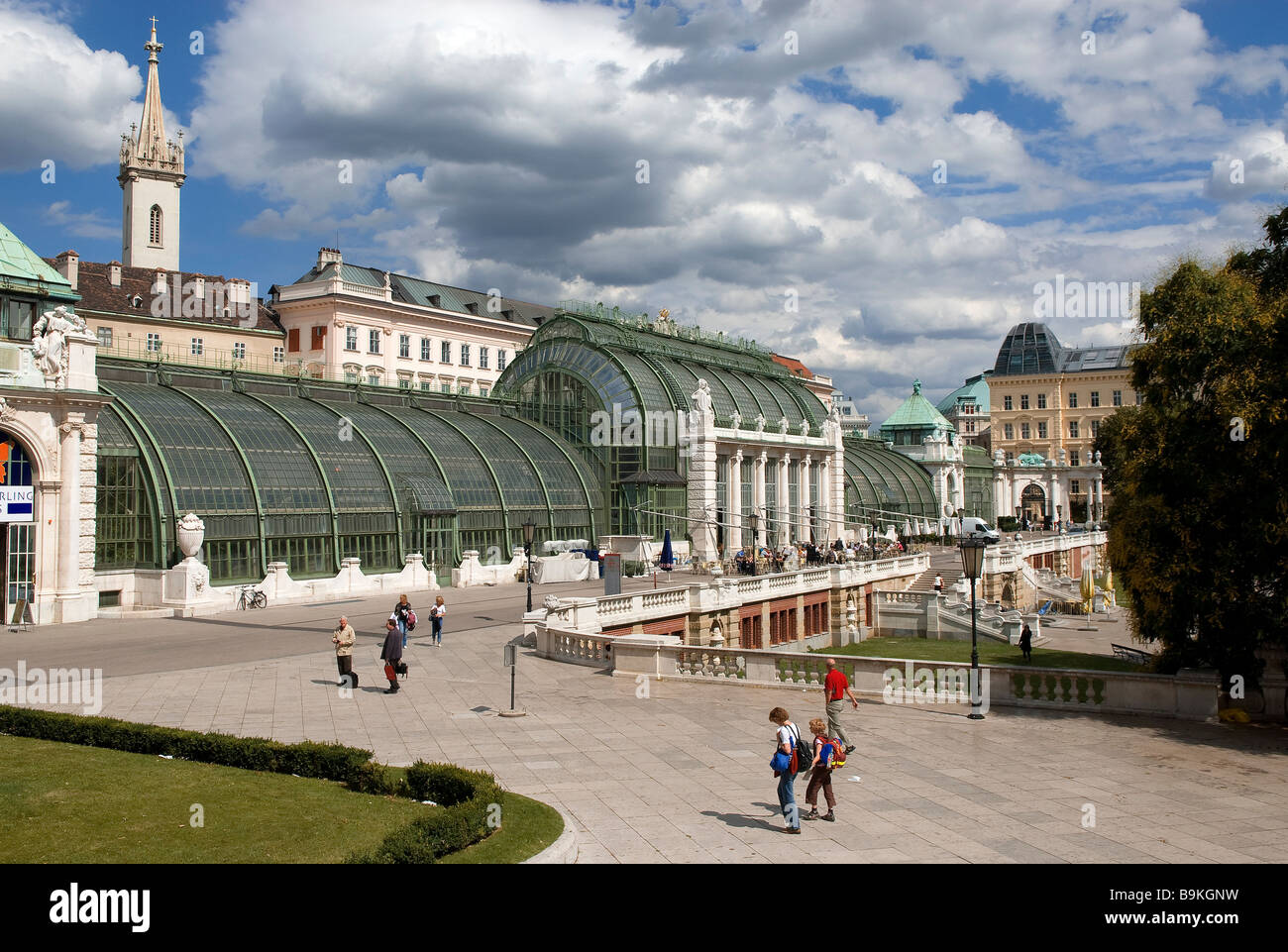 Austria, Vienna, Burggarten Palm House, Butterfly House Stock Photo - Alamy