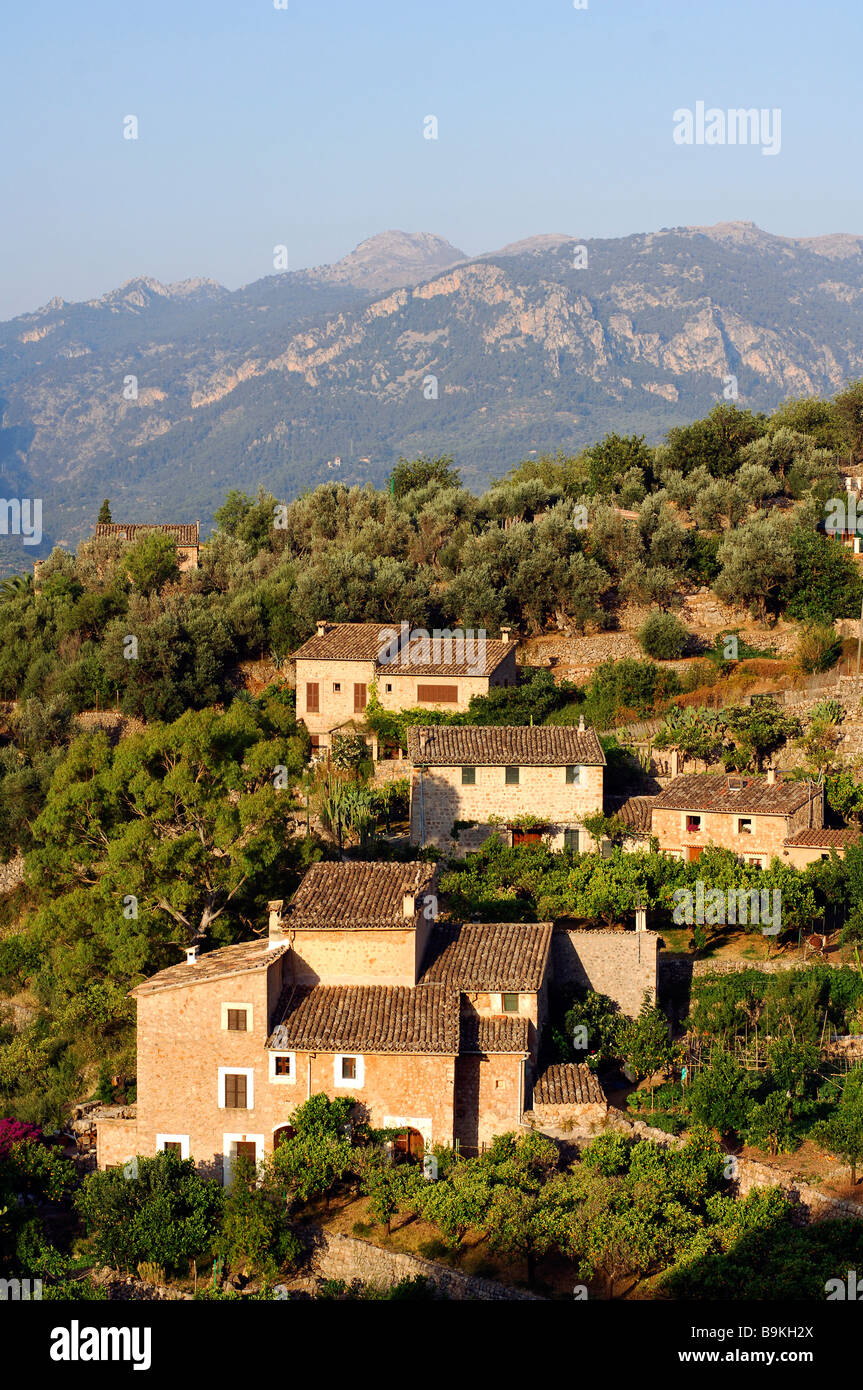 Spain, Balearic Islands, Majorca, village of Fornalutx Stock Photo - Alamy