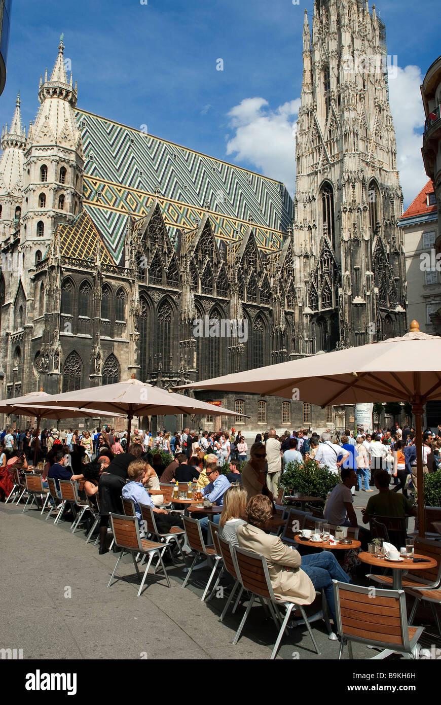 Austria, Vienna, Stephansplatz, Saint Stephen 's Cathedral (Stephansdom ...