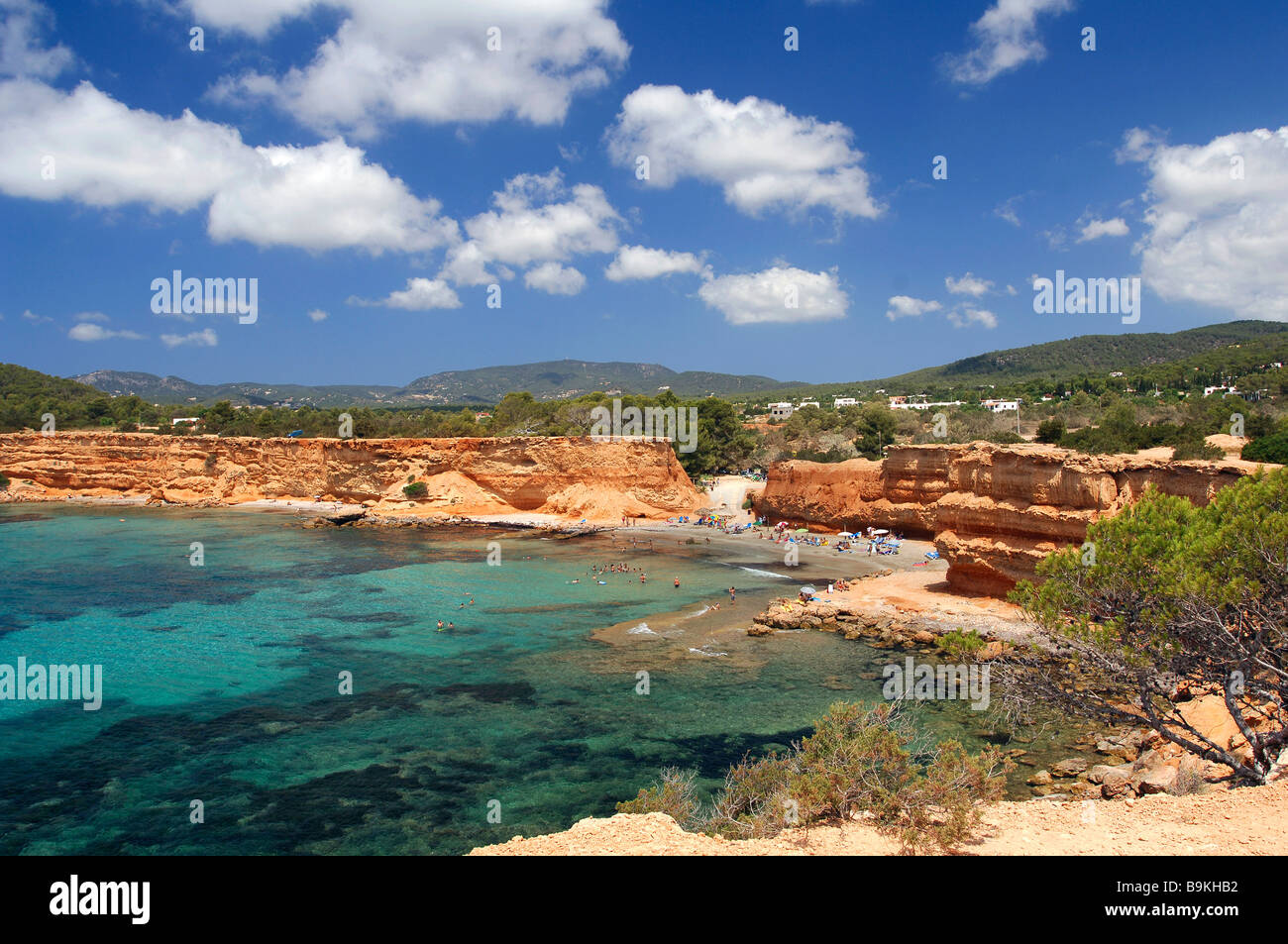 Spain, Balearic Islands, Ibiza, Cala Sa Caleta Stock Photo - Alamy