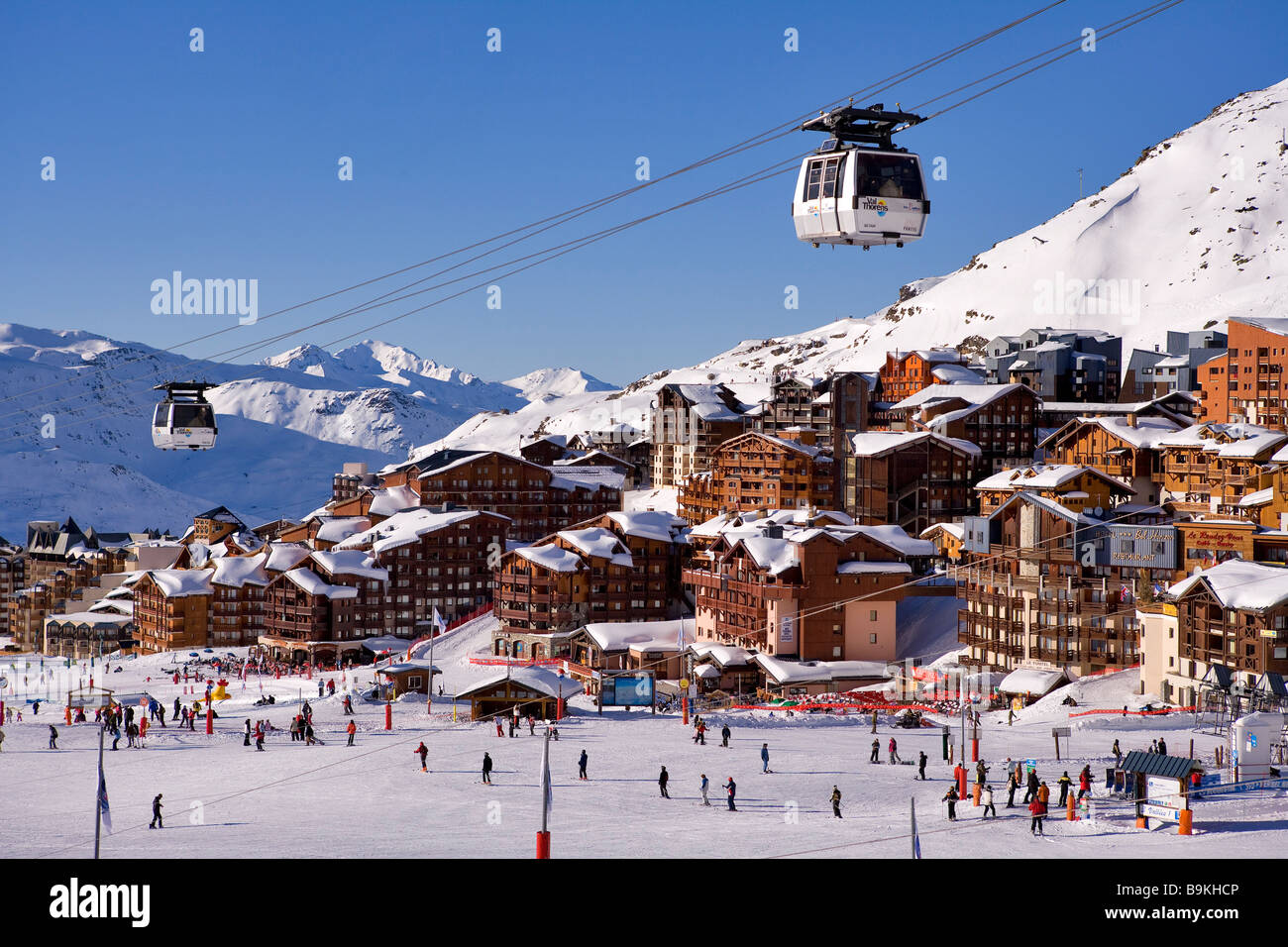 France, Savoie, Val Thorens, Funitel Peclet Stock Photo - Alamy