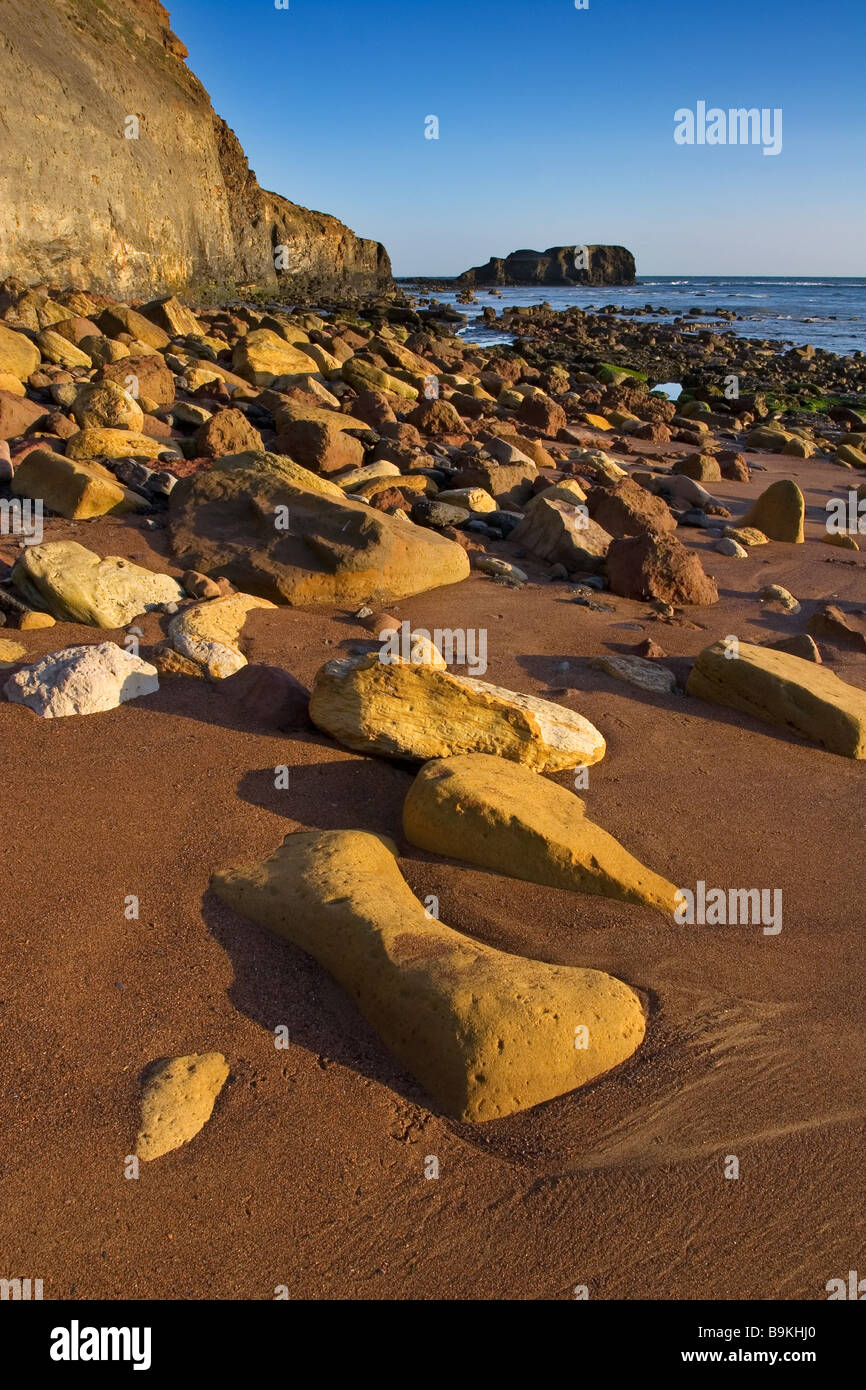 Whitby beach rock pool hi-res stock photography and images - Alamy