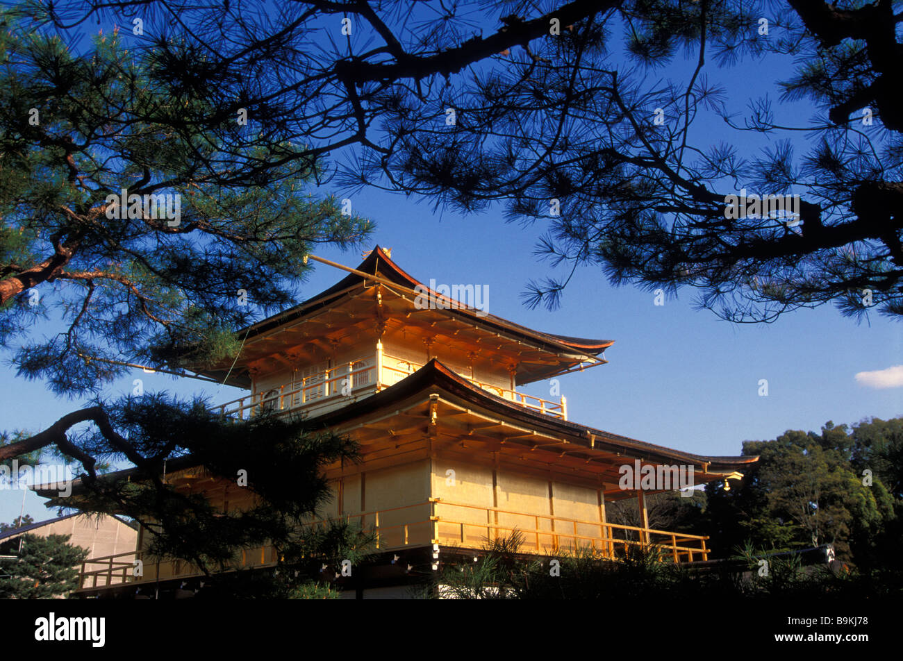 Japan, Honshu Island, Kyoto, Kinkakuji temple classified as World ...
