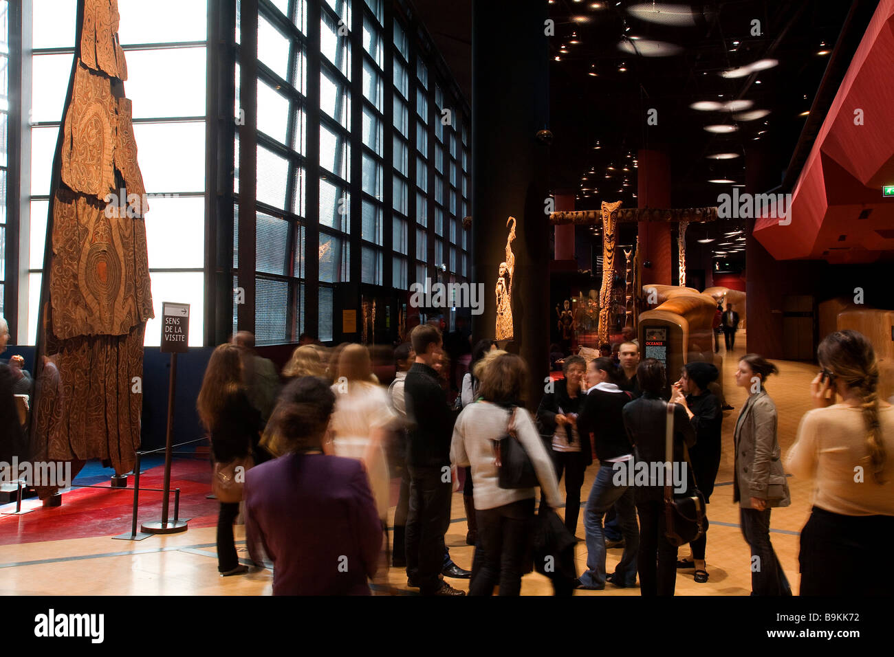 France, Paris, Musee du Quai Branly by architect Jean Nouvel Stock ...