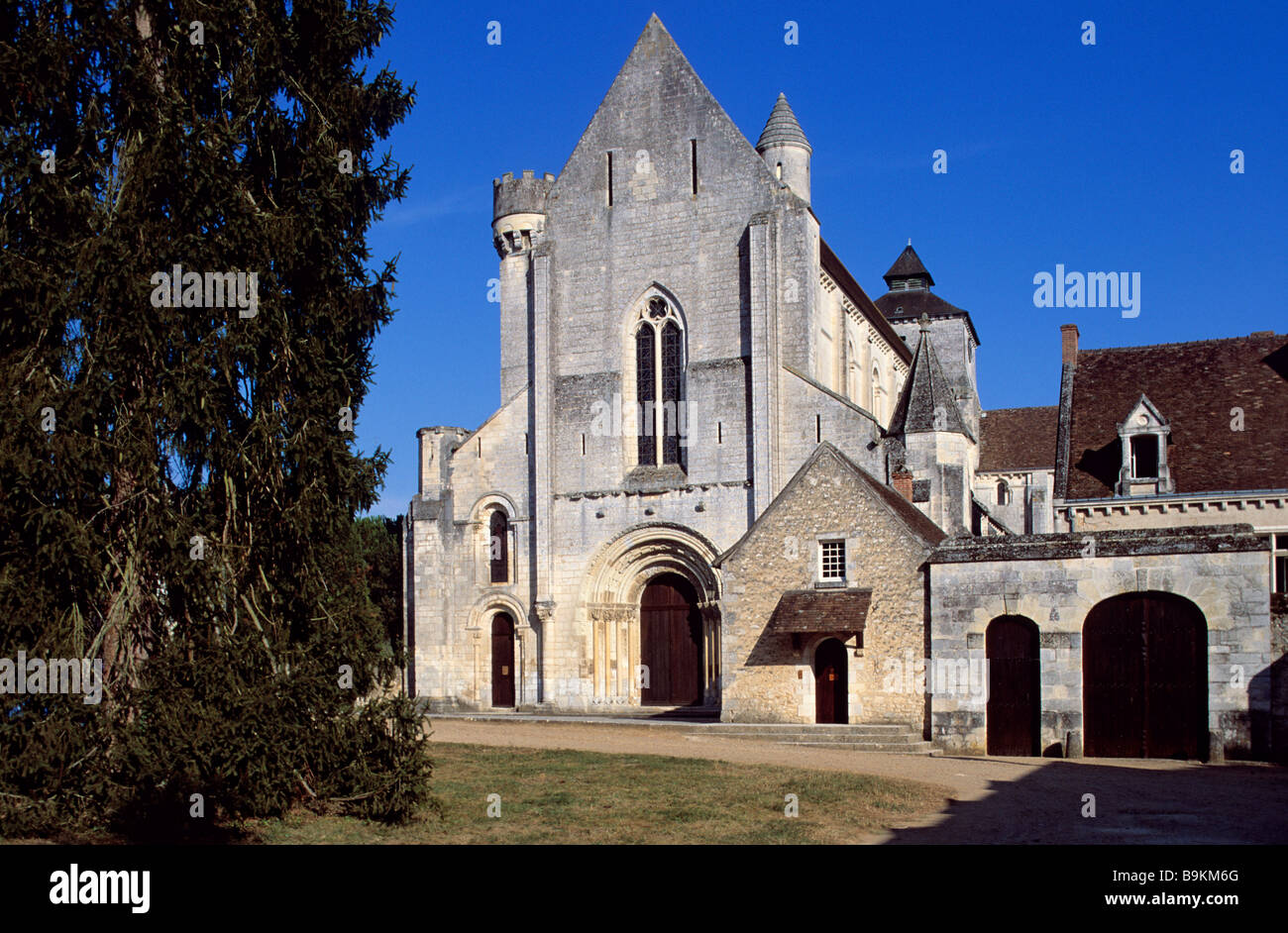 France, Indre, Fontgombault Abbey Stock Photo - Alamy