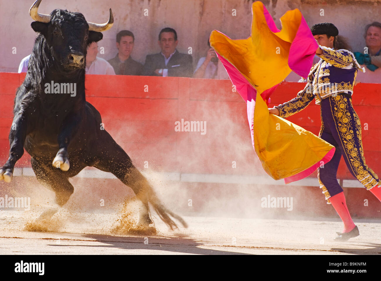 France, Gard, Nimes, spanish bullfighter El Juli during the Pentecost ...