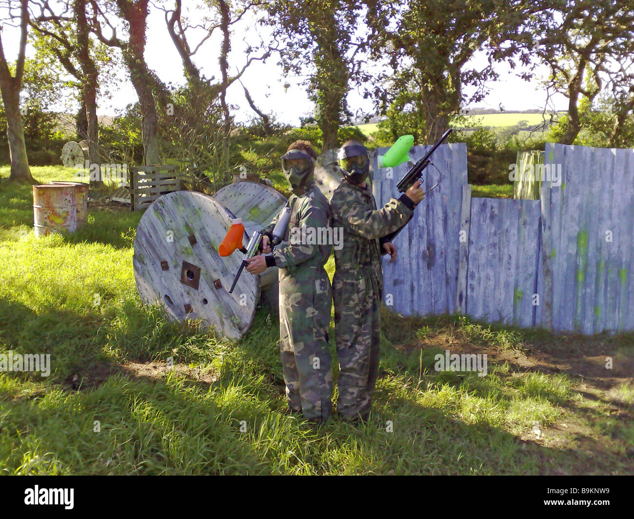 Paintballers hi-res stock photography and images - Alamy
