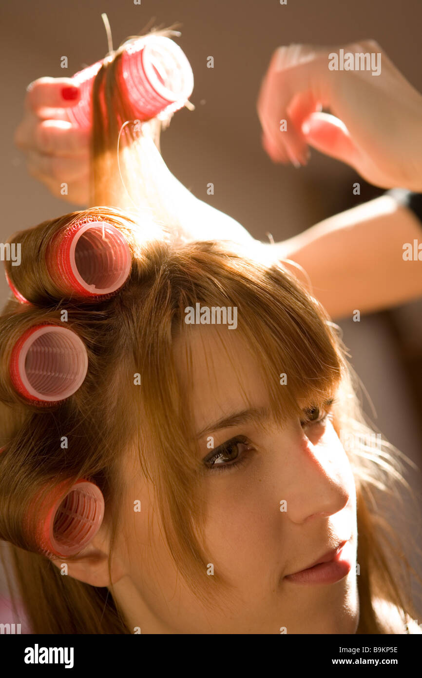 Single curler hi-res stock photography and images - Alamy