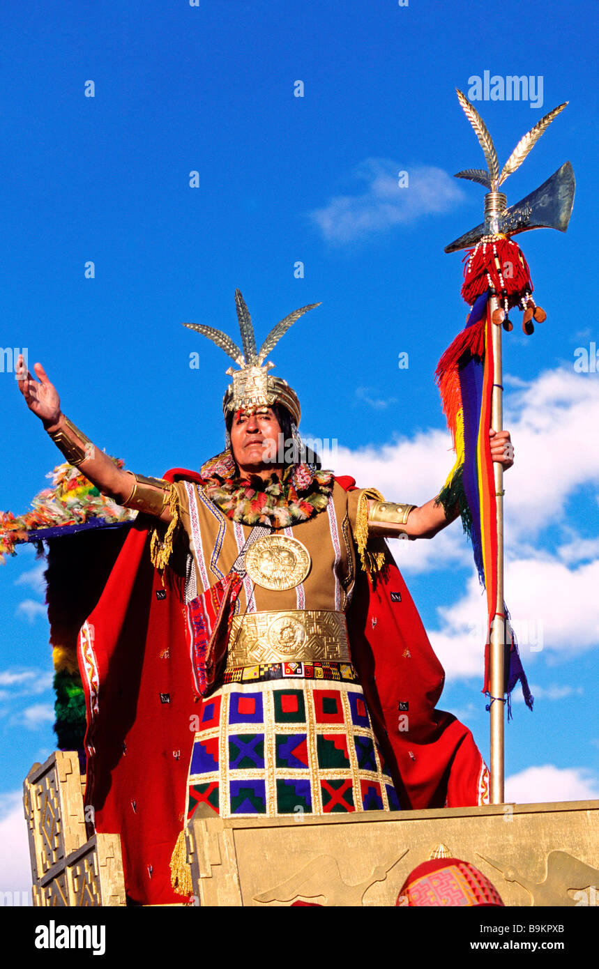 Peru, Inti Raymi what it means Sun Celebration in Quechua Stock Photo ...