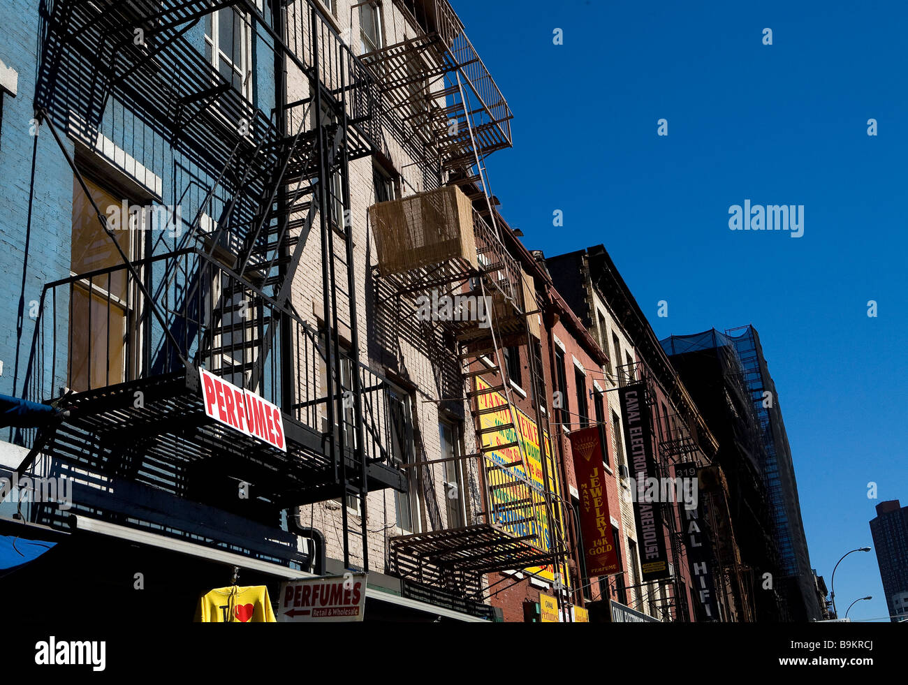 United States, New York City, Manhattan, architecture, fire escape ...