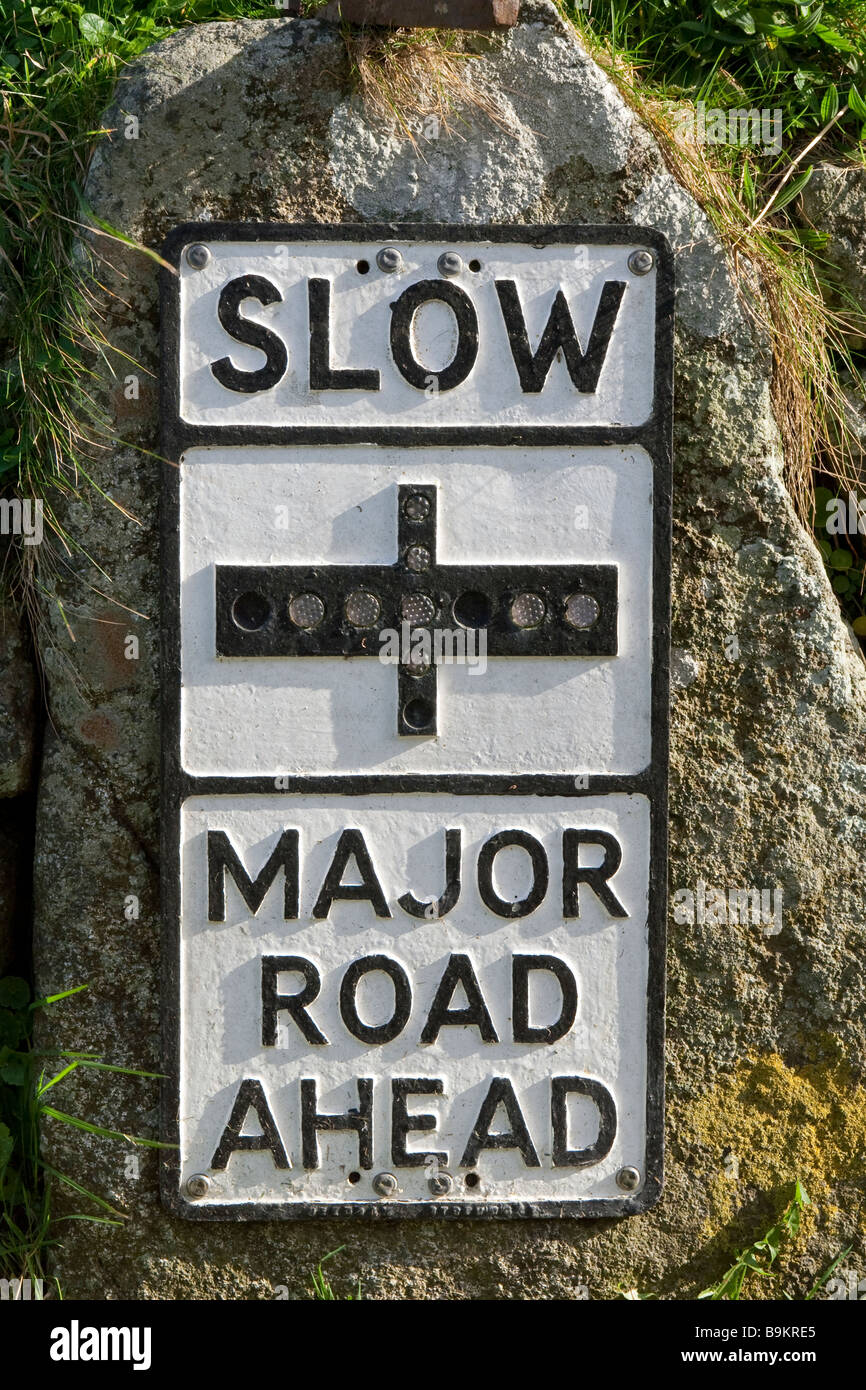 A roadsign, UK Stock Photo - Alamy
