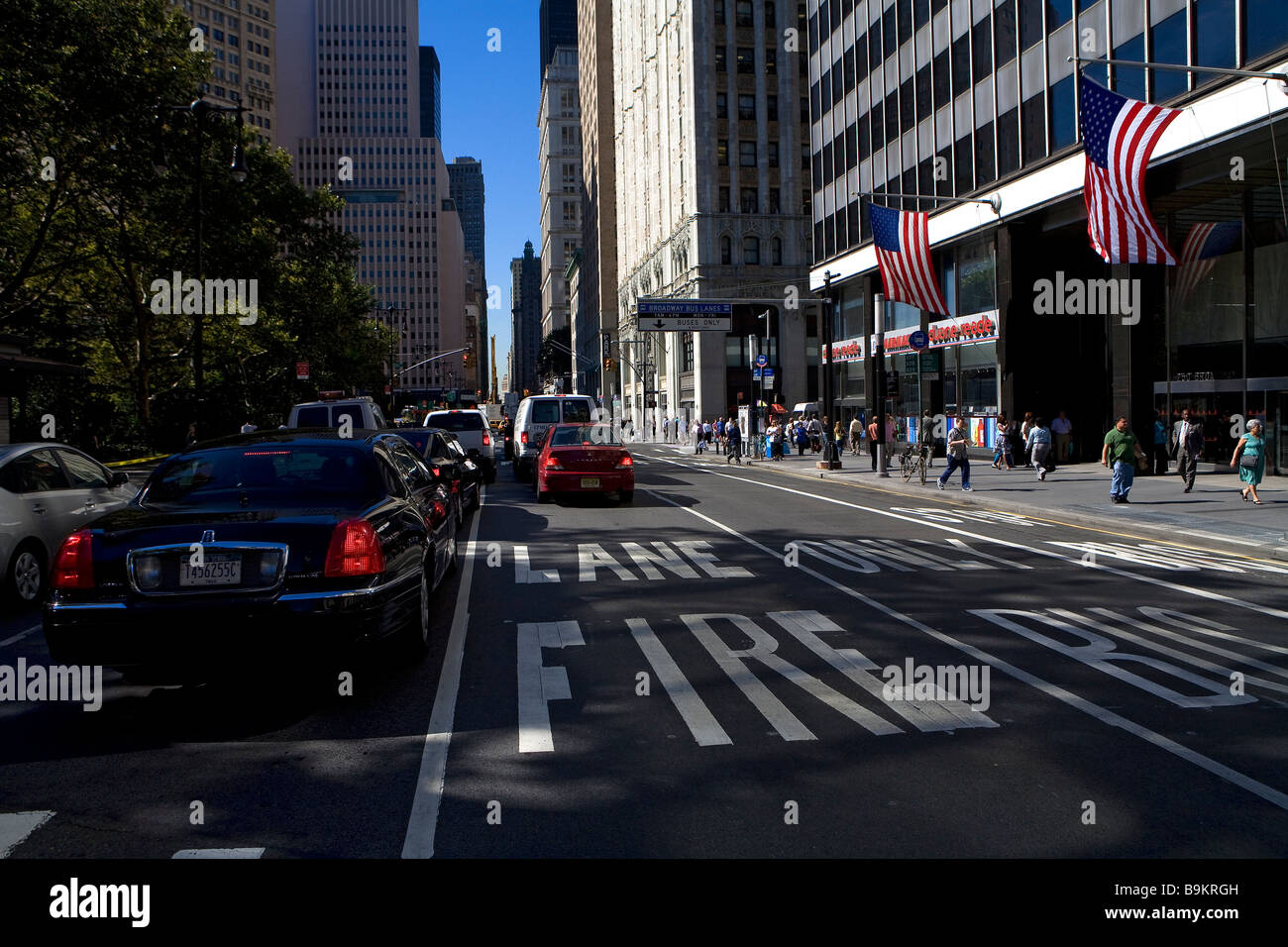 United States, New York City, Manhattan, street scene Stock Photo - Alamy