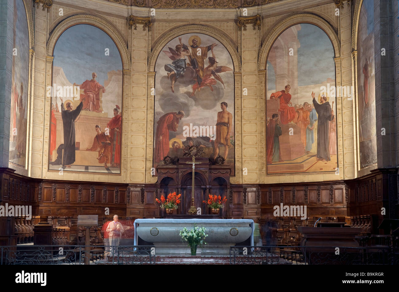 France, Ariege, Pamiers, Saint Antonin Cathedral Stock Photo - Alamy