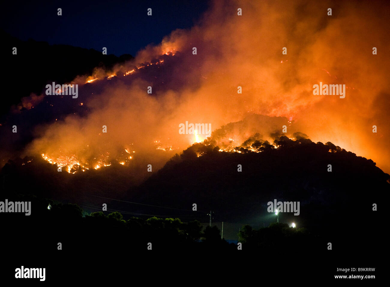Bushfire mijas hi-res stock photography and images - Alamy