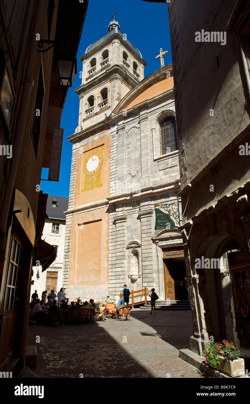 France, Hautes Alpes, Briancon, Notre Dame collegiate church Stock ...