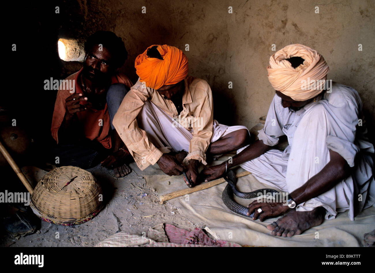 India, Rajasthan State, Thar Desert, Damodara Camp near Jaisalmer ...